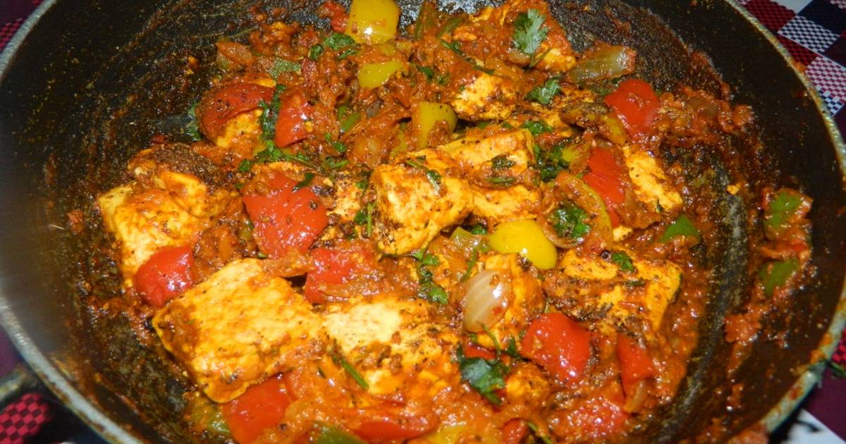 Kadhai paneer Recipe by Madhu Malhotra - Cookpad