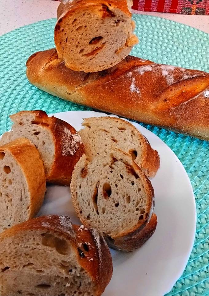 Bagett lisztkeverékből, fűszerezve | Éva Furó receptje - Cookpad receptek