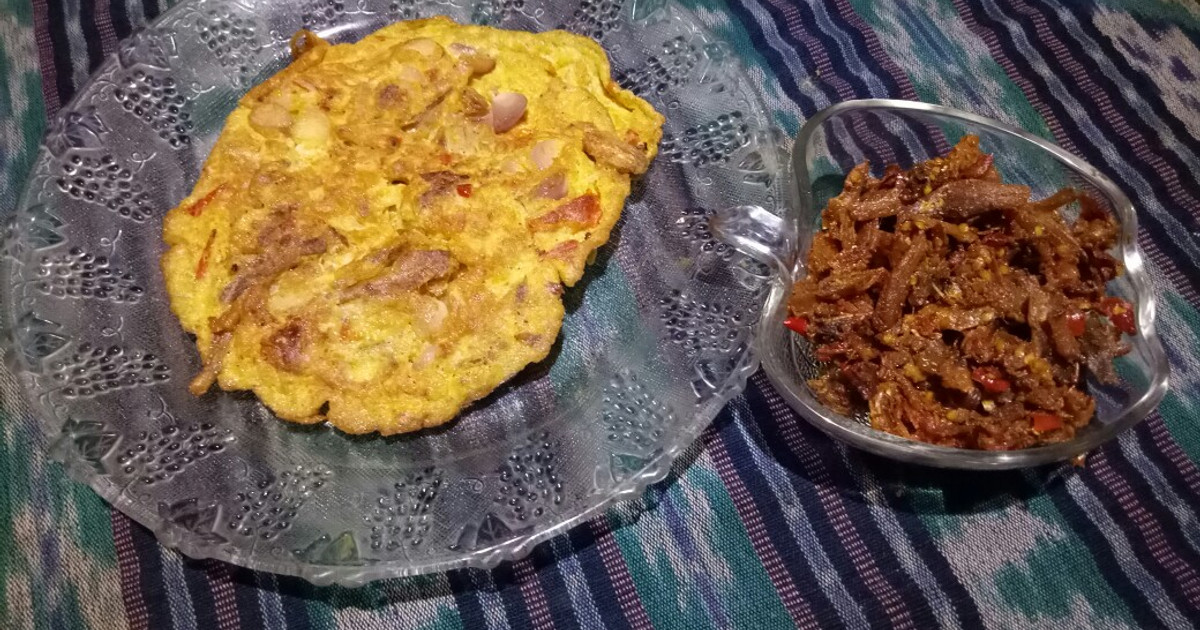 Resep Dadar Telur Sambal Ikan Teri/Ikan Asin Kecil2 oleh Malfin Shayna ...