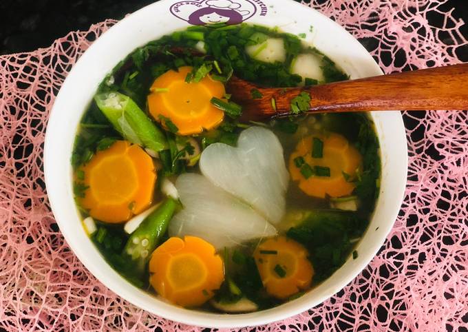 Cách Làm Món Canh rau củ quả chay của Lavender - Cookpad