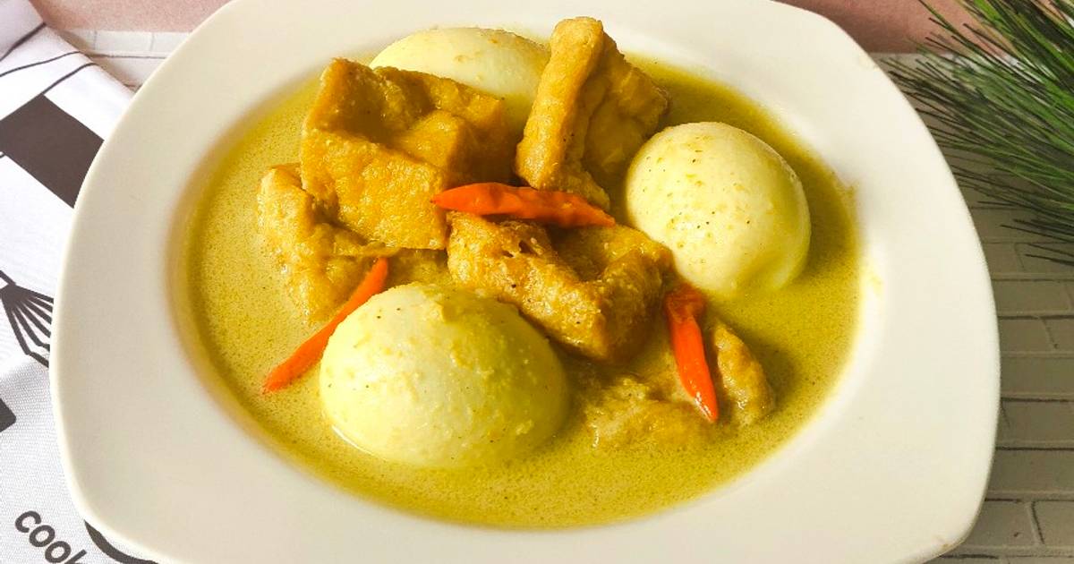 Resep Terik Telur Tahu Pong oleh Priska Koes - Cookpad