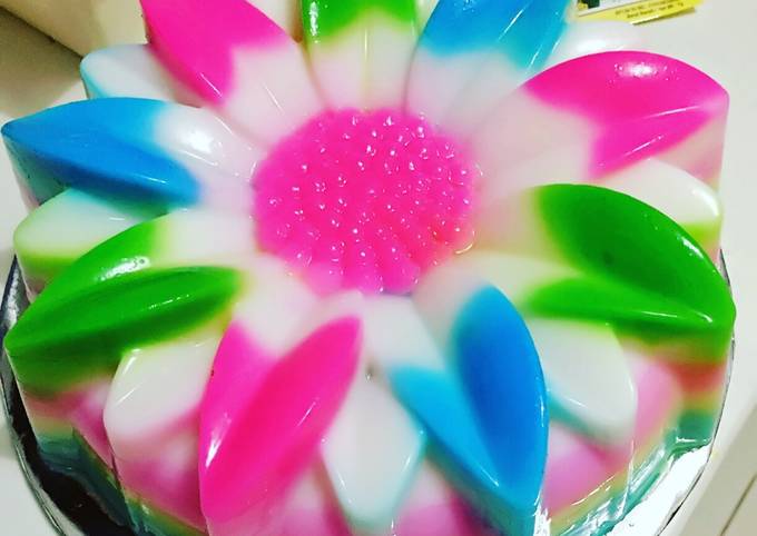 Resep puding bunga matahari oleh Kikie Diecellia - Cookpad