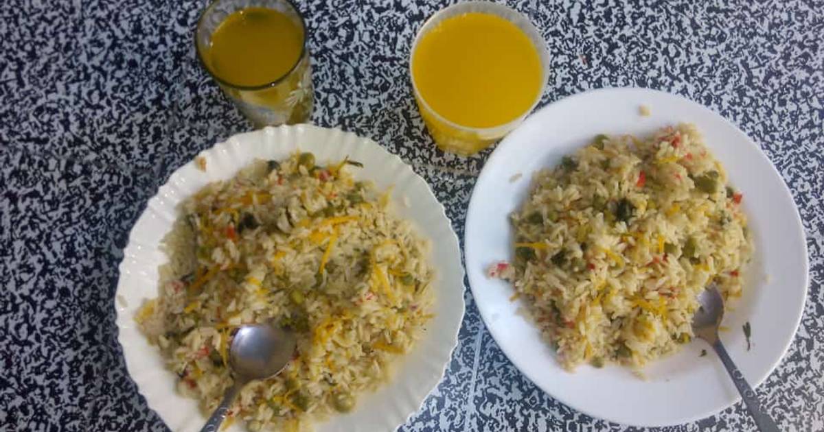 Flavoured rice with minji Recipe by Victoria Mwende - Cookpad
