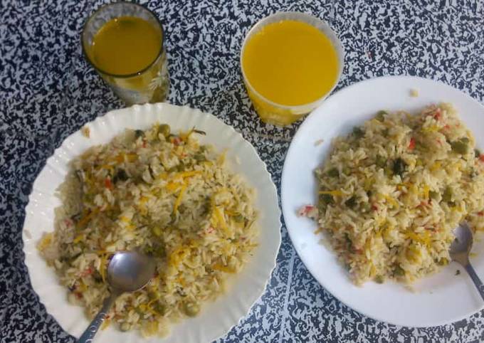 Flavoured rice with minji Recipe by Victoria Mwende - Cookpad