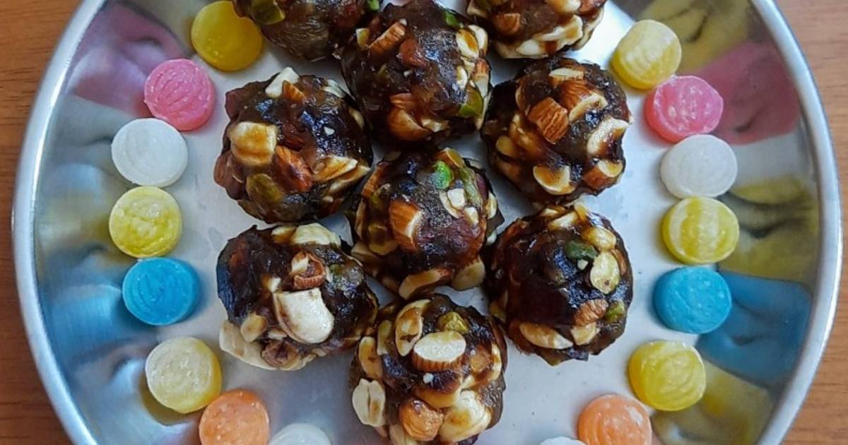 Dry fruits laddo Recipe by Dr ss goutham chakravarthy - Cookpad