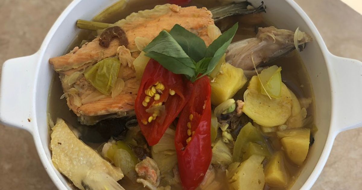 Resep sup salmon kuah asam rumahan enak dan mudah - Cookpad
