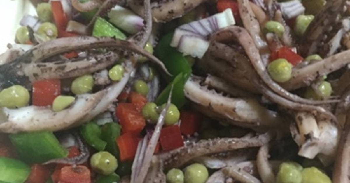 Tentaculos de calamar - 104 recetas caseras- Cookpad