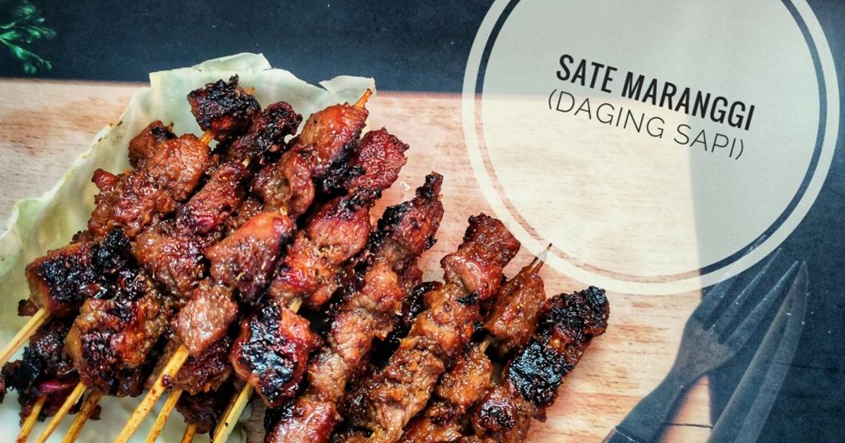 Resep Sate Maranggi (Daging Sapi) oleh Andrea 🍁 - Cookpad