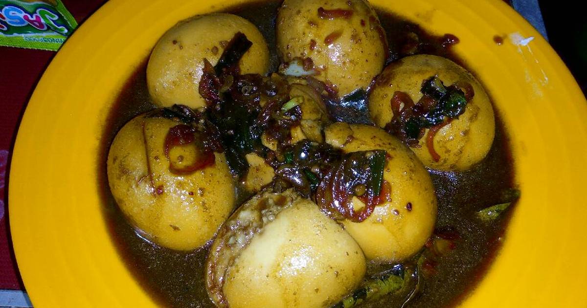 Resep Telur bumbu simple oleh Mooza HafiFah - Cookpad