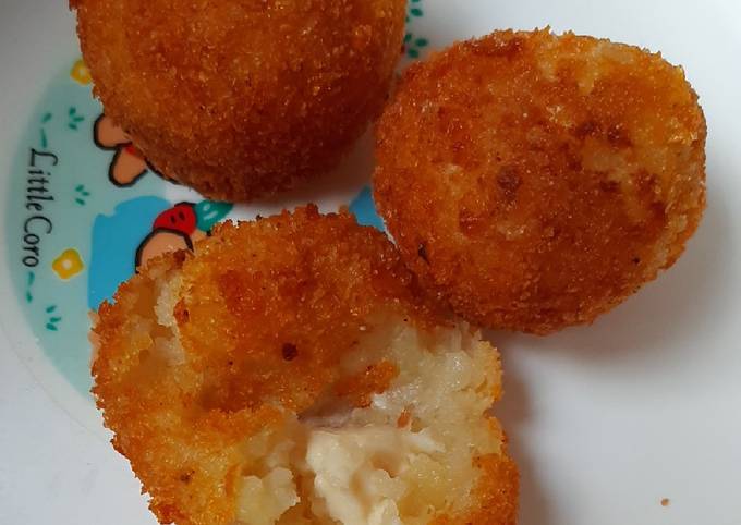Resep Fries cheese ball (MPASI 11+) oleh Ummu Ryu_Ra - Cookpad