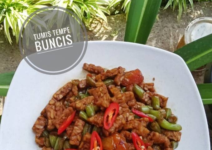 Resep Tumis tempe buncis oleh Mommy Nada Afifah - Cookpad