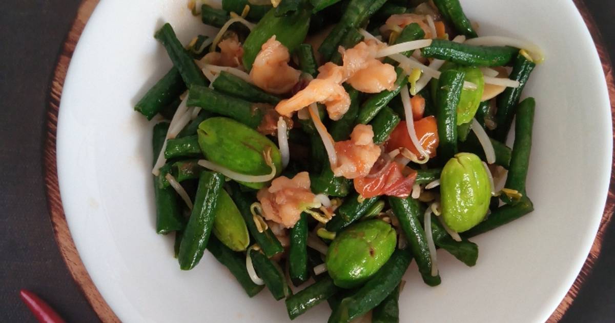 Resep Oseng Kacang Panjang Pete oleh Irene - Cookpad