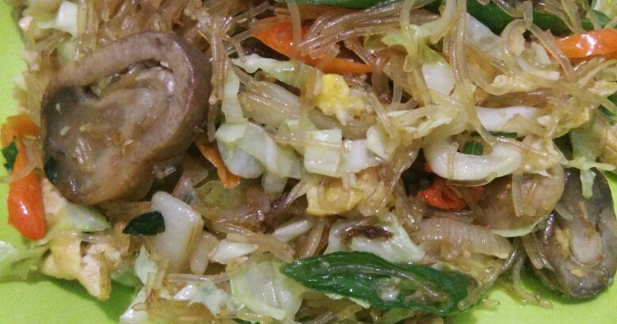 Resep Oseng Pedas Bihun Jamur Merang oleh Dapur Mami Syafiq - Cookpad