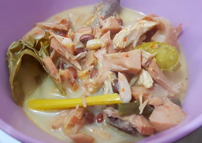 Resep Sayur tewel lotho campur ayam oleh Pawon Poppy Ummusa - Cookpad