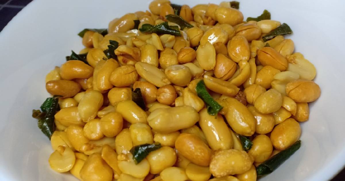 Resep Kacang Goreng Bawang Putih oleh Dapur Andwina - Cookpad