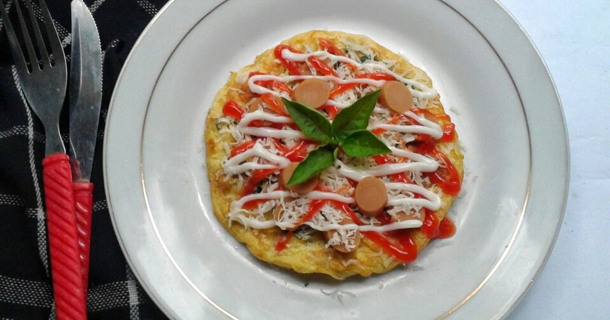 Resep Mini Pizza Telur Keju oleh Syafa Syifa - Cookpad