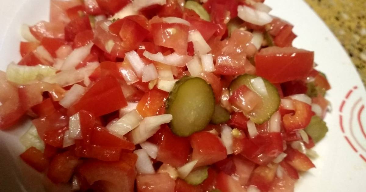 Ensalada criolla - 90 recetas caseras- Cookpad