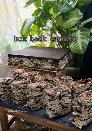 Resipi Kek Batik Crunchy oleh 0h Hana !! - Cookpad