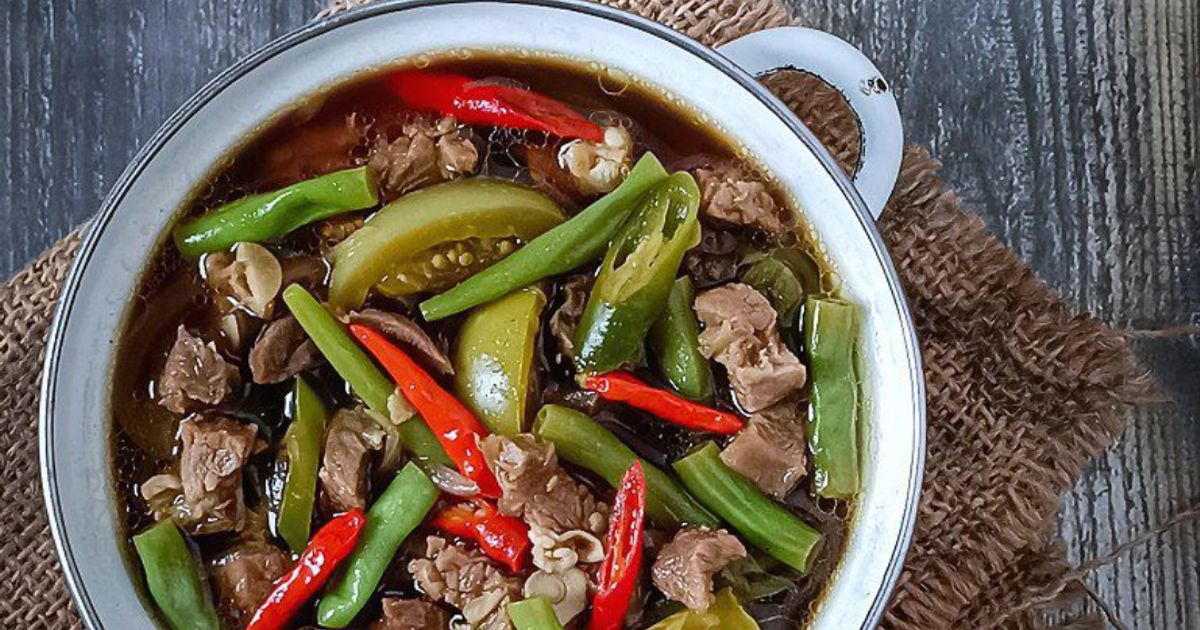 Resep Asem Asem Daging Sapi Buncis oleh Yuliana.Menjoi - Cookpad