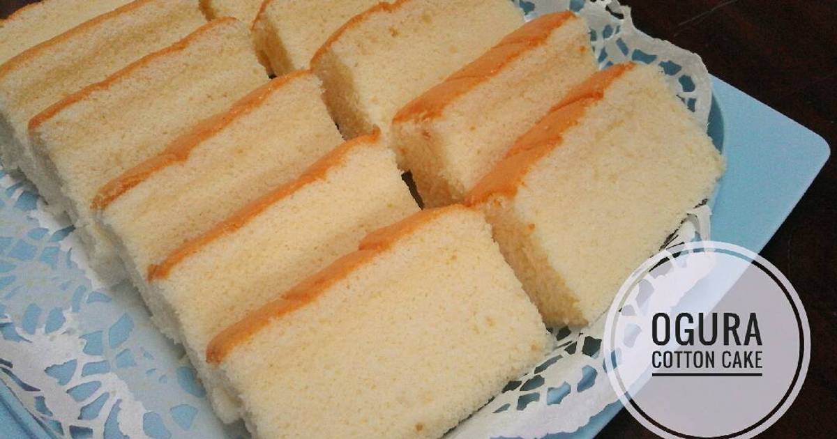 Resep Ogura Cotton Cake (OCC Vanilla) oleh Rose Shanty - Cookpad
