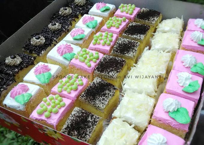 Resep Cake Potong (Sponge Cake) oleh Evi Wijayanti - Cookpad