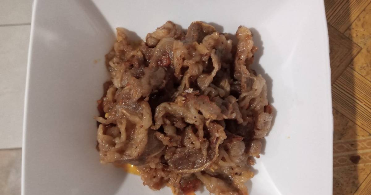 Resep Beef Belacan (sapi sambel terasi) oleh mustika devi agustina ...