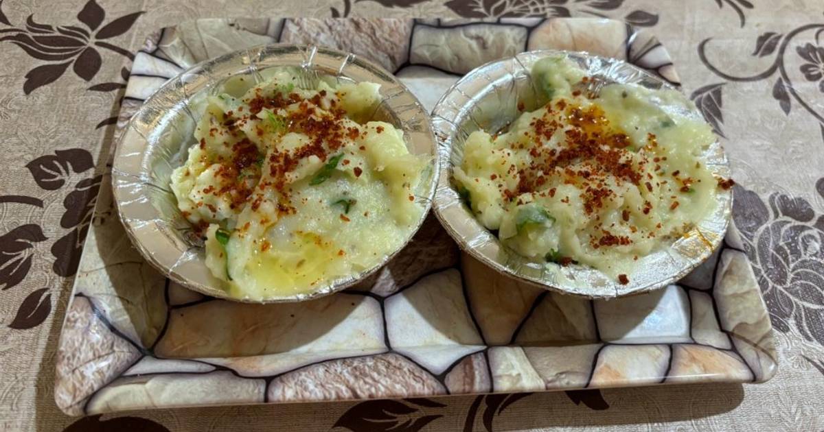 Rice flour khichu Recipe by DrPushpa Dixit - Cookpad