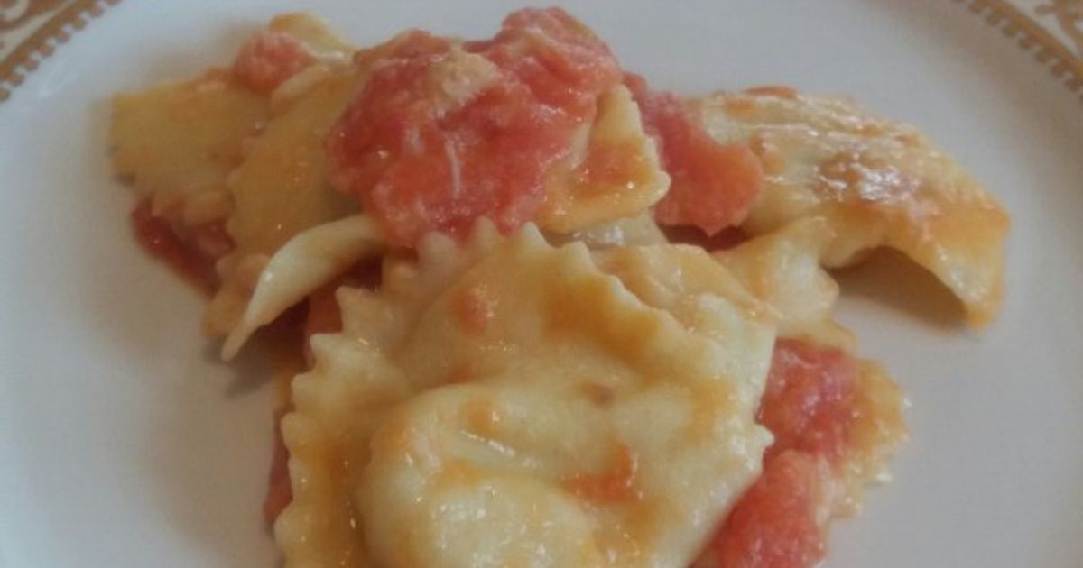 Ricetta Panzotti Ripieni Al Merluzzo Con Crema Di Pesce di Maria ...