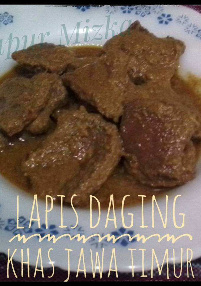 Resep Lapis Daging khas Jawa Timur oleh Mizka_Yaqin0912 - Cookpad