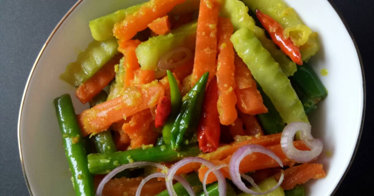 Resep 120. Acar Kuning Wortel Timun Buncis oleh Itha Subekti - Cookpad