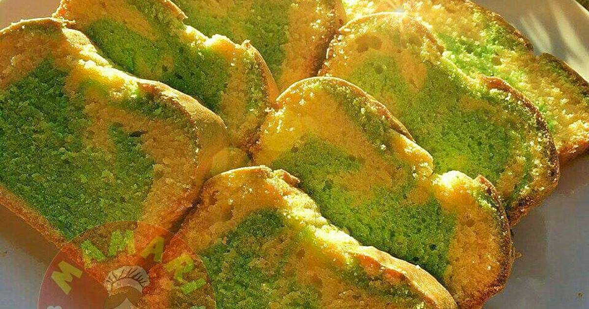 Resep Pandan marmer oleh mamari - Cookpad