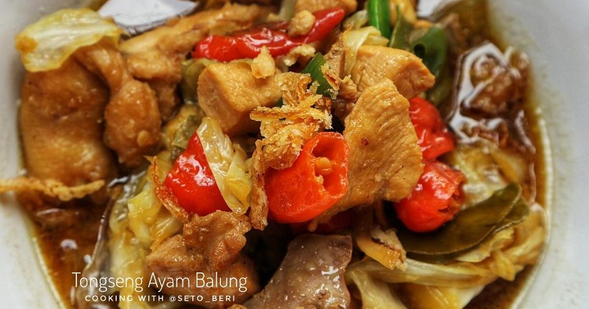 Resep Tongseng Ayam Balung oleh seto_beri - Cookpad