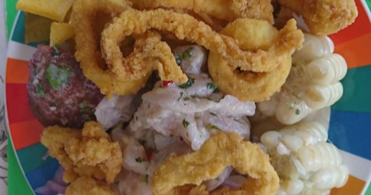 ceviche de calamar gigante - 13 recetas caseras- Cookpad