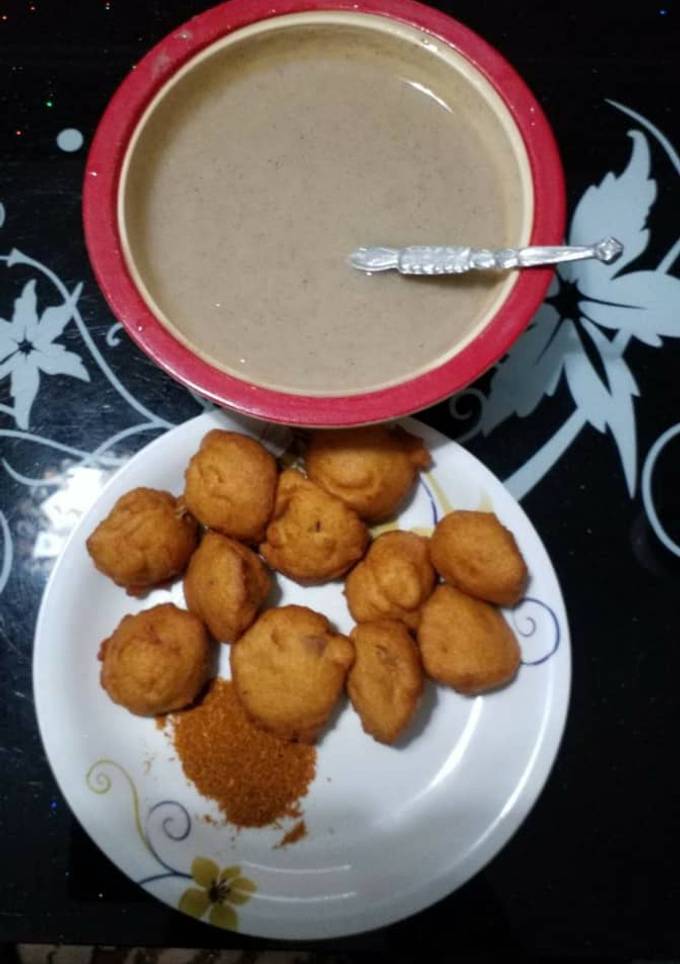 Kunun tsamiya da kosai girki daga Hafsat Masokano - Cookpad