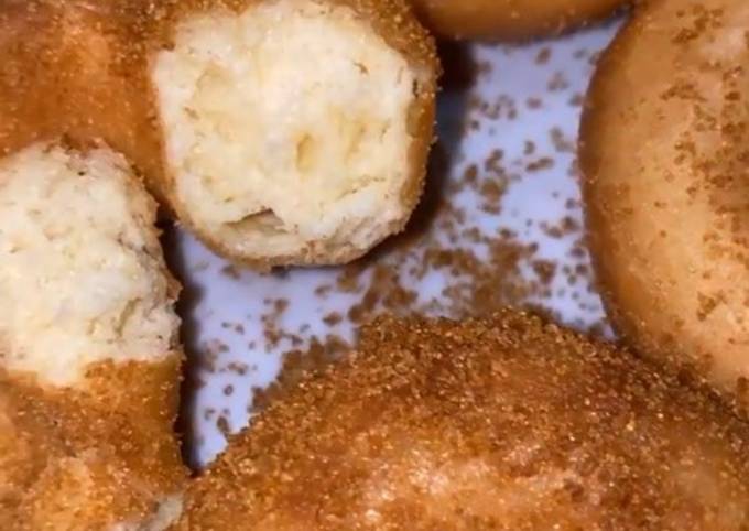 Resep Donat gula palm / donut brown sugar oleh khasanah yati - Cookpad