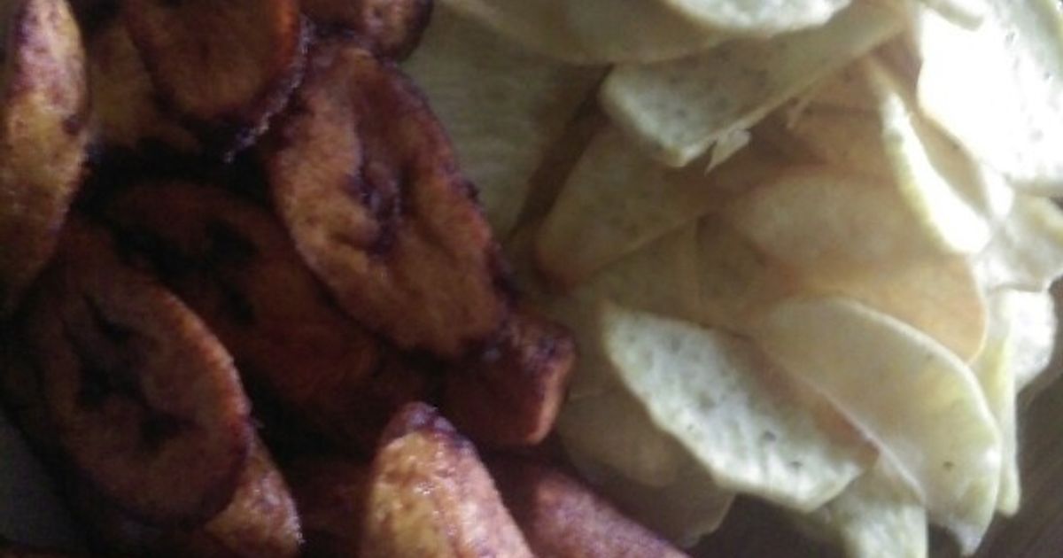 Fry Plantain & Potato Recipe by Chi kitchen - Cookpad