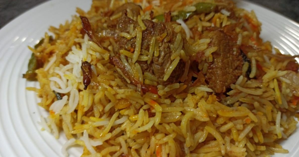Spicy Beef Biryani Recipe by Hira Naz - Cookpad