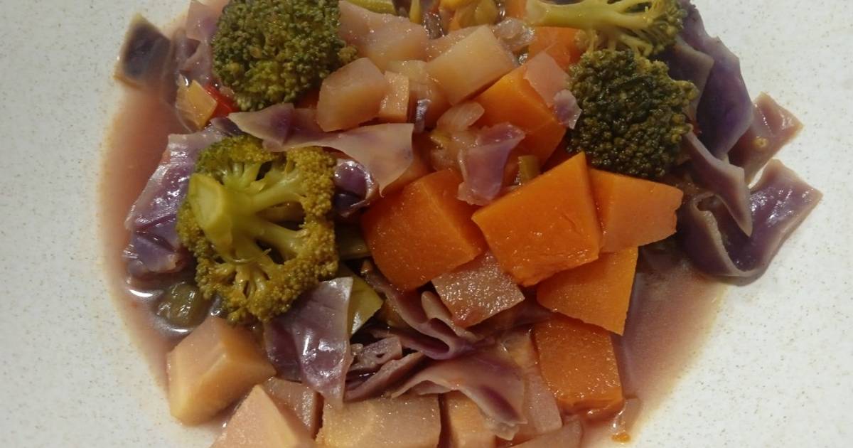 Sopa de verduras multicolor Receta de Miguelo Ferrer Alberich - Cookpad