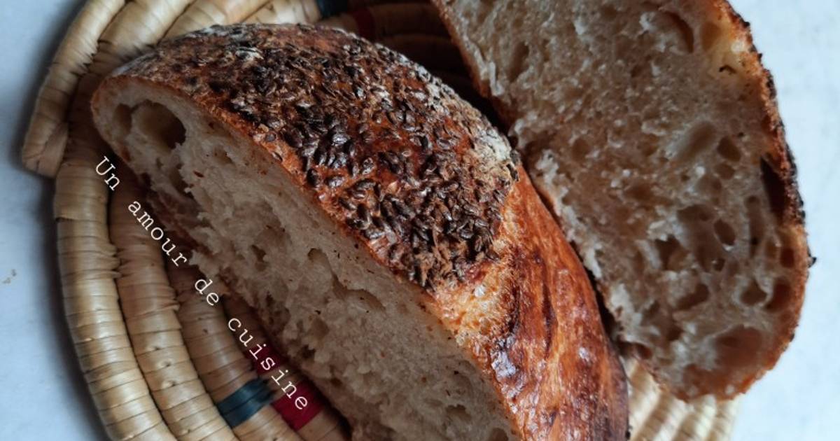 Pain boule au levain 🌾 de Un amour de cuisine - Cookpad