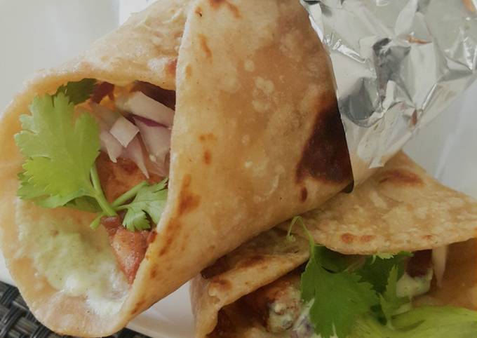 Chicken kati rolls Recipe by shrilatha prabhudev - Cookpad