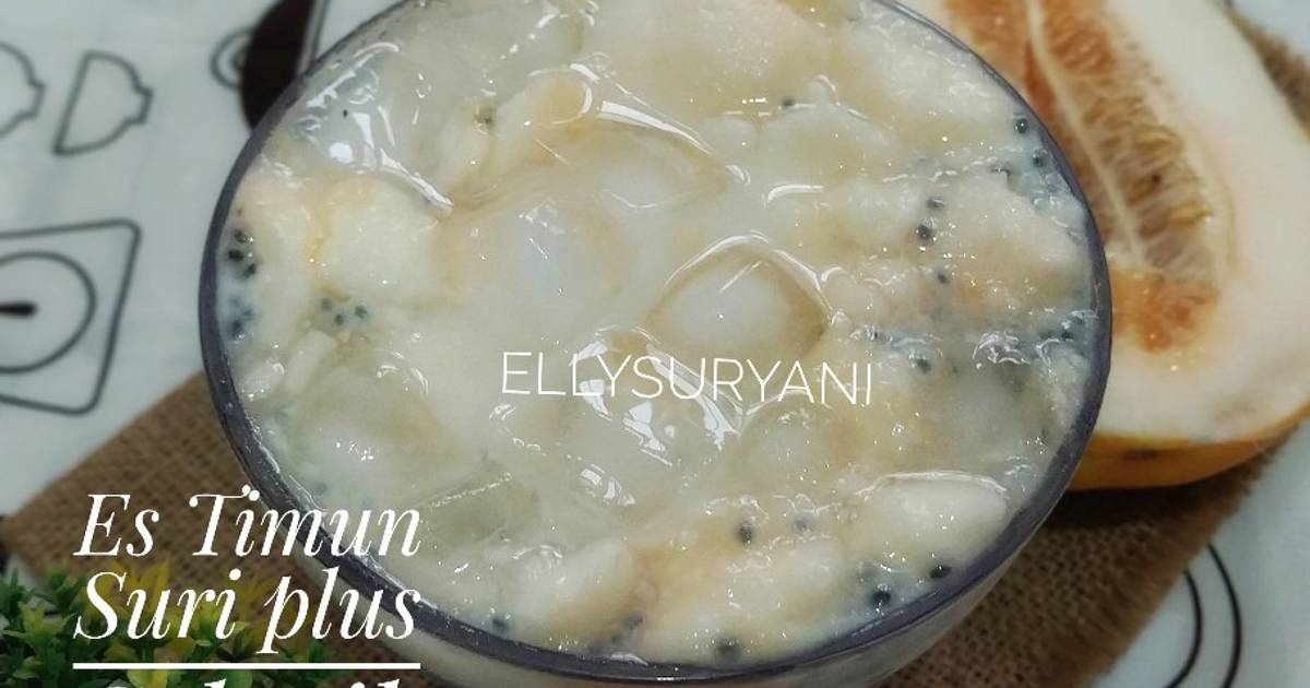 Resep Es Segar Timun Suri plus Selasih oleh Elly Suryani - Cookpad