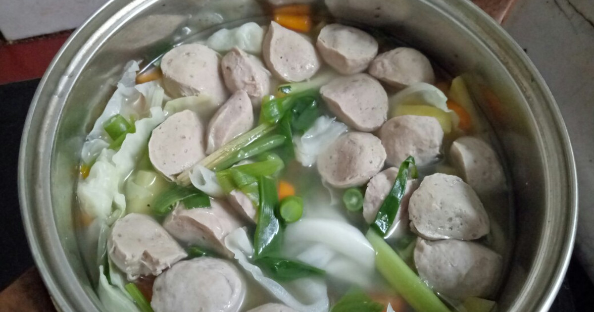 Resep Sayur Sop Baso Simple oleh Ahmad Wahidin - Cookpad