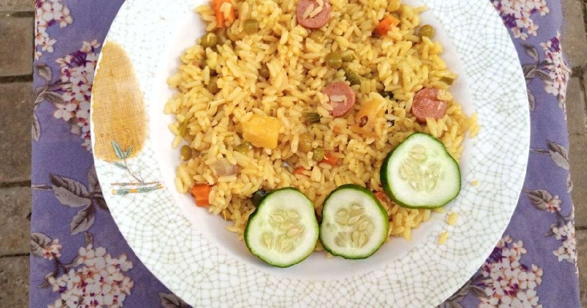 Pineapple rice girki daga khadijah yusuf - Cookpad