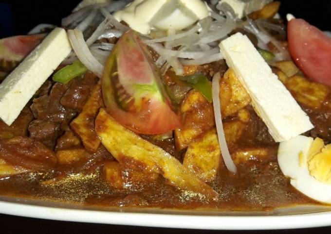 Piqué Macho (Plato Boliviano) Receta de Jillian Serna Fernandez- Cookpad