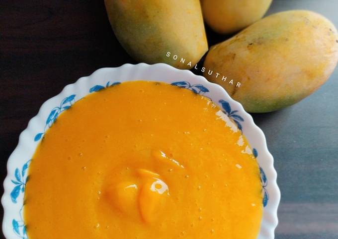 Aam Ras Recipe by Sonal Gaurav Suthar - Cookpad