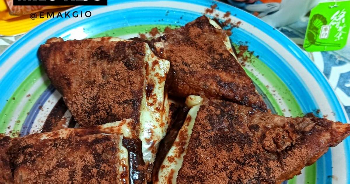 Resep Roti bakar Milo keju oleh Indah Andriyani - Cookpad