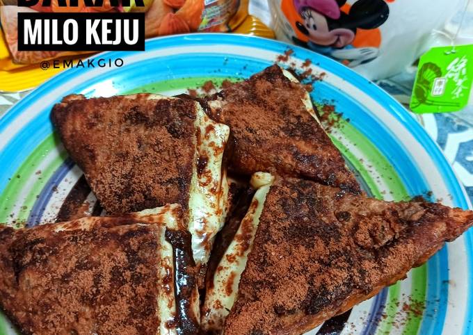 Resep Roti bakar Milo keju oleh Indah Andriyani - Cookpad