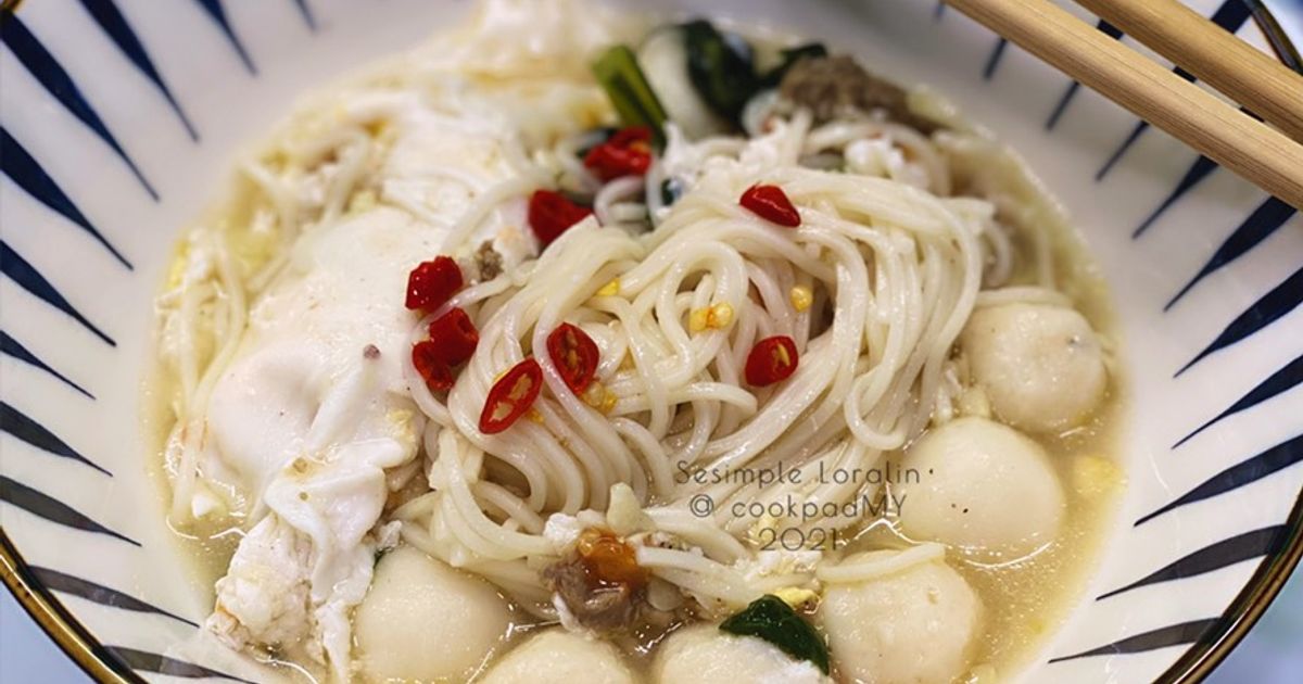 Resipi Sup Mi Suah Simple 🇨🇳 oleh Sesimple Loralin - Cookpad