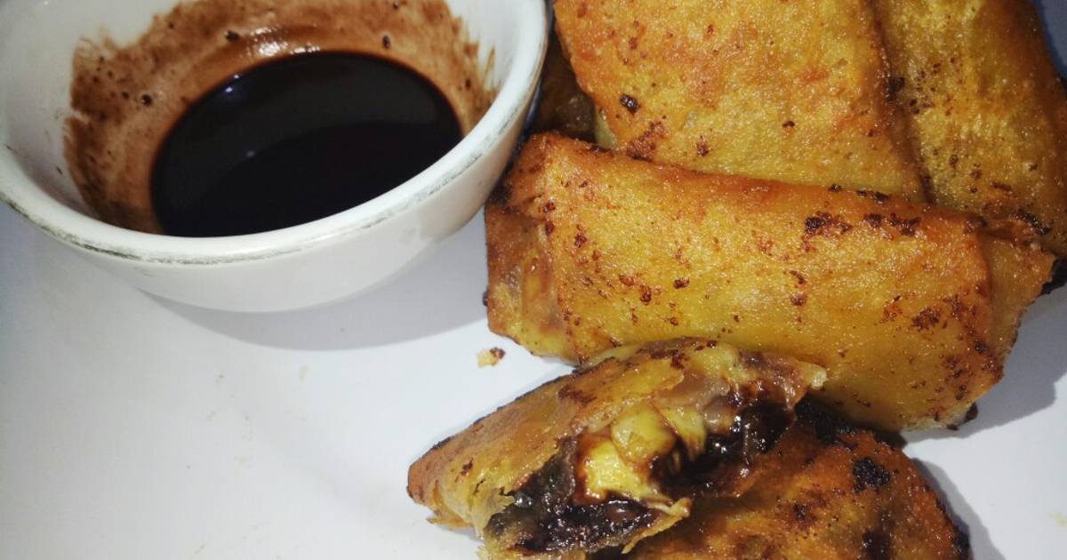 Resep Pisang Coklat Lumer oleh Fardha Syavriliand - Cookpad