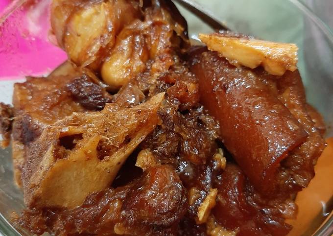 Resep Cukiok/ te kha / kaki babi / pit cu kiok non halal oleh Jack Cumi ...